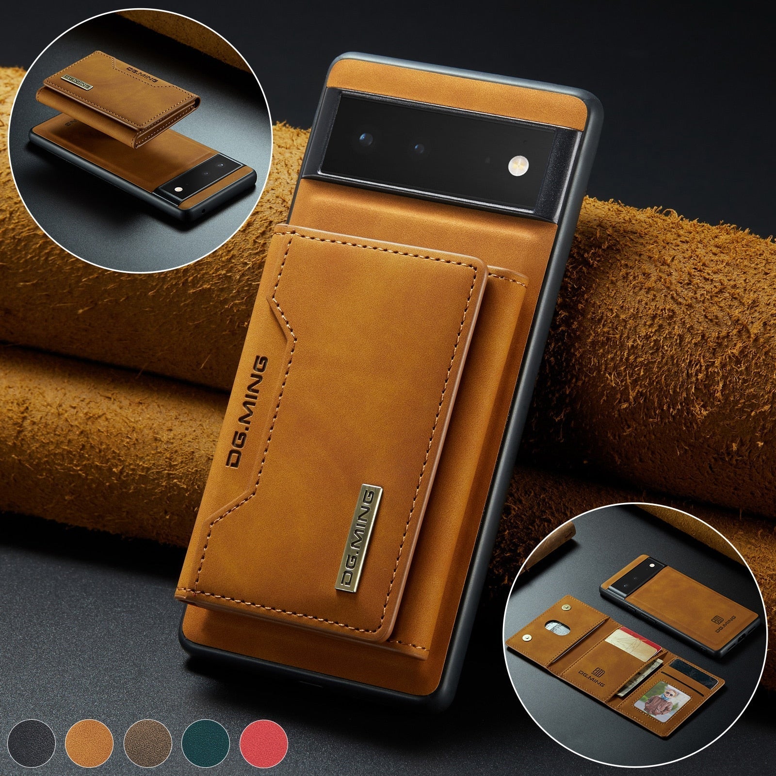 Detachable Wallet Leather Google Pixel Case – Exoticase