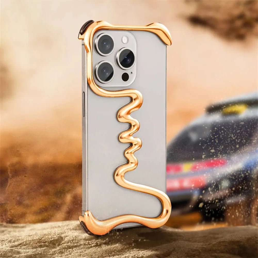 Full Metal Frameless AirBags iPhone Case – Exoticase