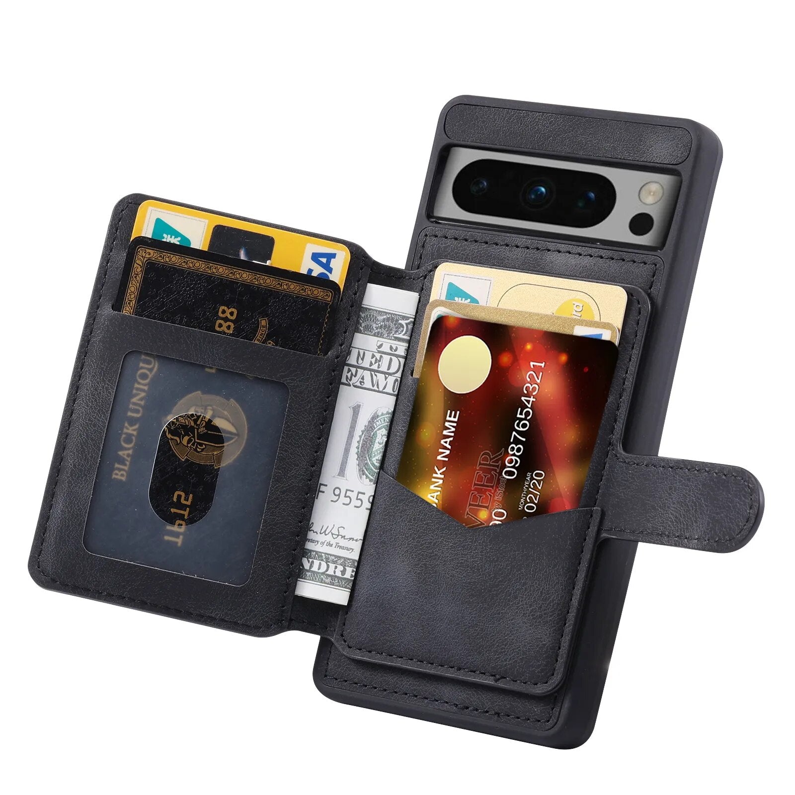 Magnetic Clasped Wallet Card Holder Google Pixel Case – Exoticase