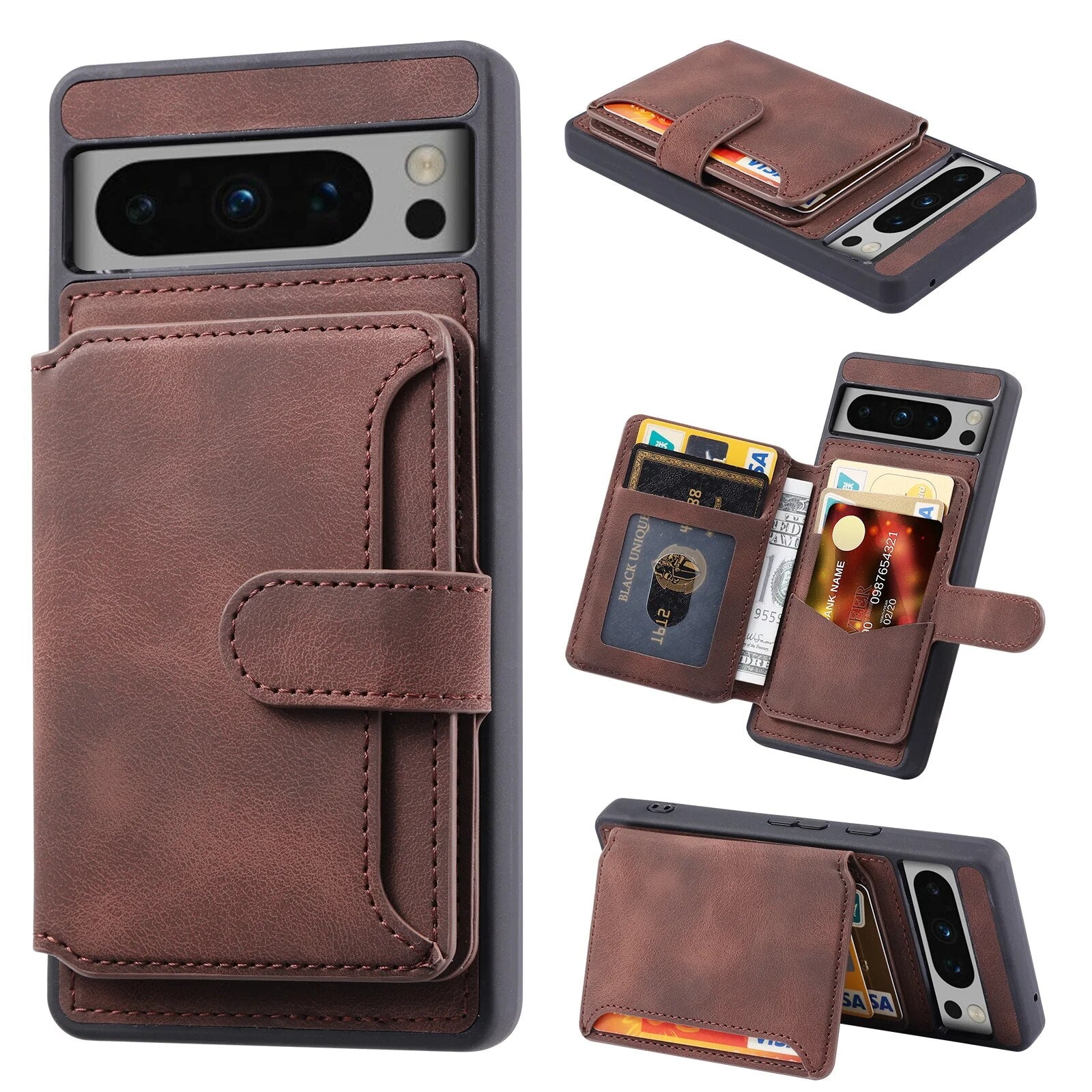 Magnetic Clasped Wallet Card Holder Google Pixel Case – Exoticase