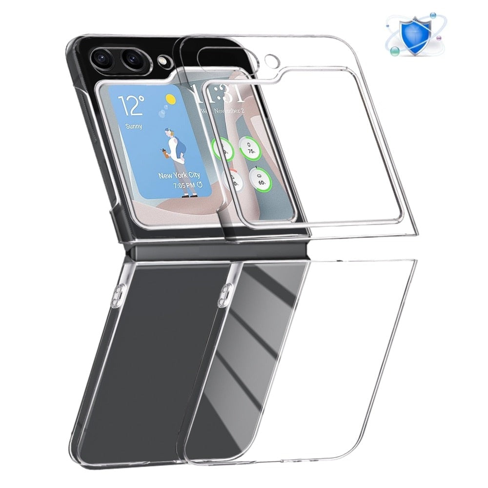 Samsung Galaxy Z Flip Transparent Case – Exoticase