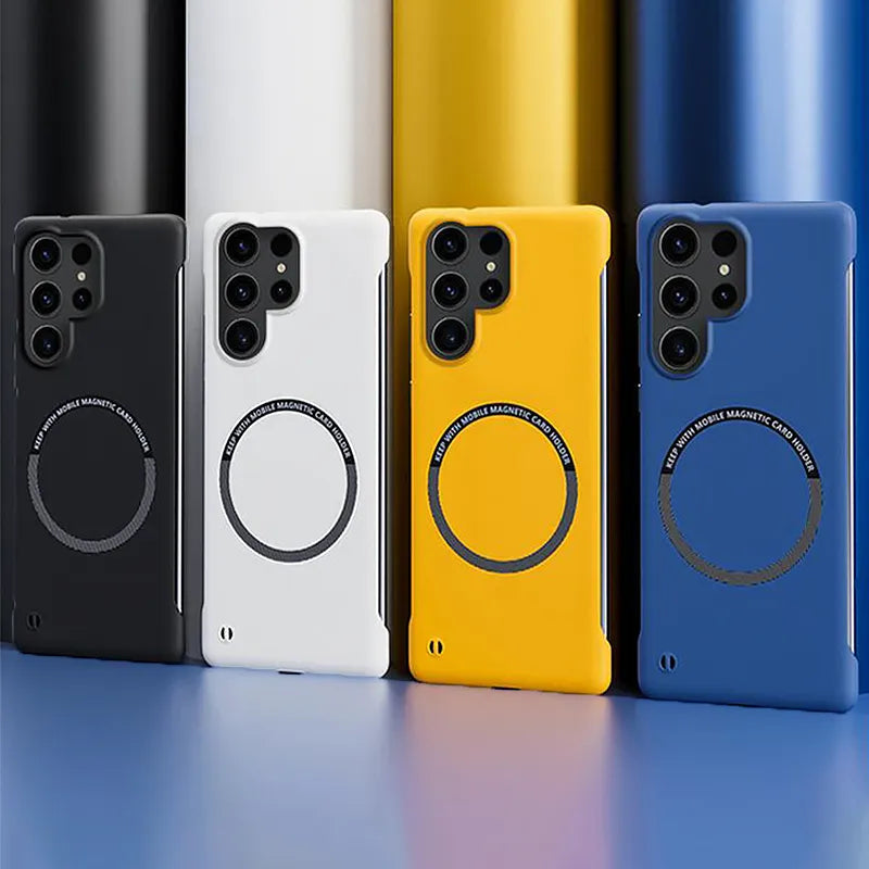Slim Frameless Magnetic Ring Samsung Case – Exoticase