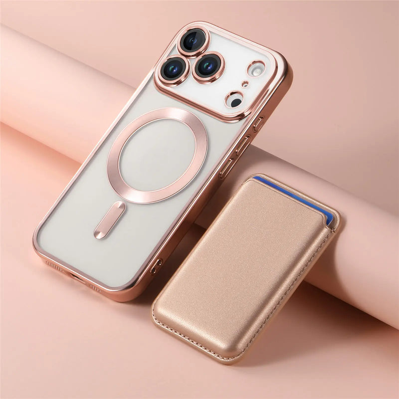TransPlated Magnetic iPhone Case with card holder – Exoticase